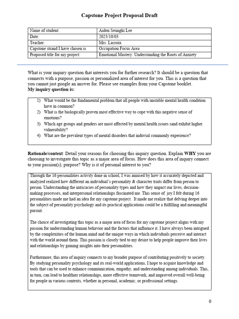 Use This One Edited - Capstone Project Propos | PDF