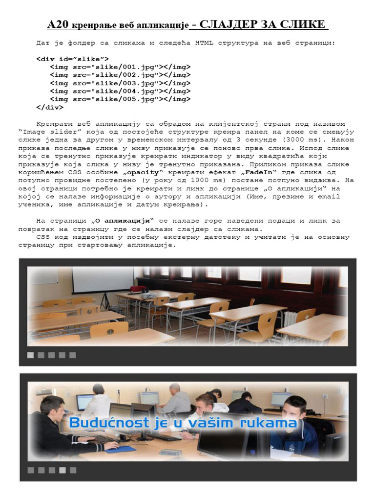 Slajder Za Slike | PDF