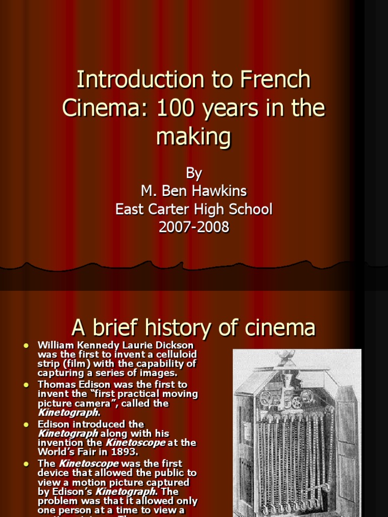 Introduction to French Cinema History | PDF | Cinema Of France | Cinema