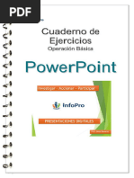 Ejercicios Curso PowerPoint Con Ejercicios Prácticos | PDF | Microsoft PowerPoint | Cuestionario