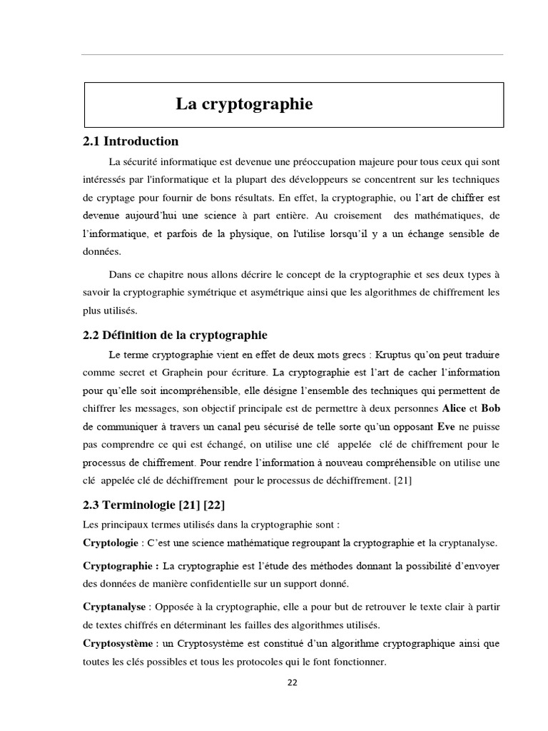 Cryptographie 1 | PDF