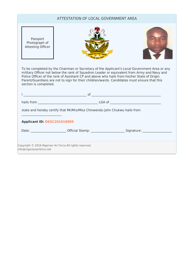 Local Government Attestation Sample | PDF | Social Science | Law