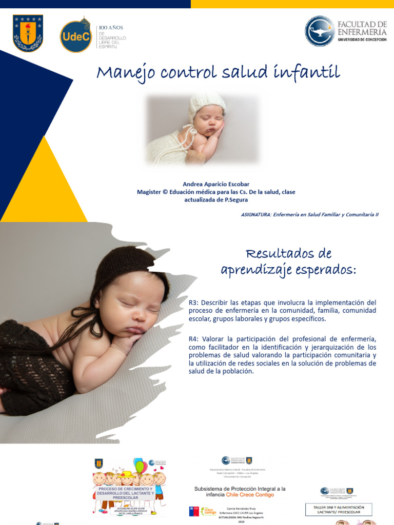 Clase 4 - Manejo Control Salud Infantil | PDF | Enfermería | Examen físico