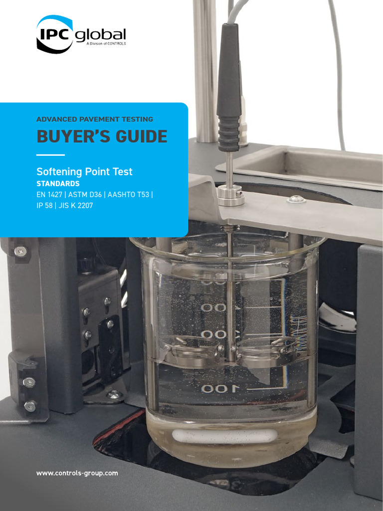 Softening Point Test Buyer's Guide | PDF