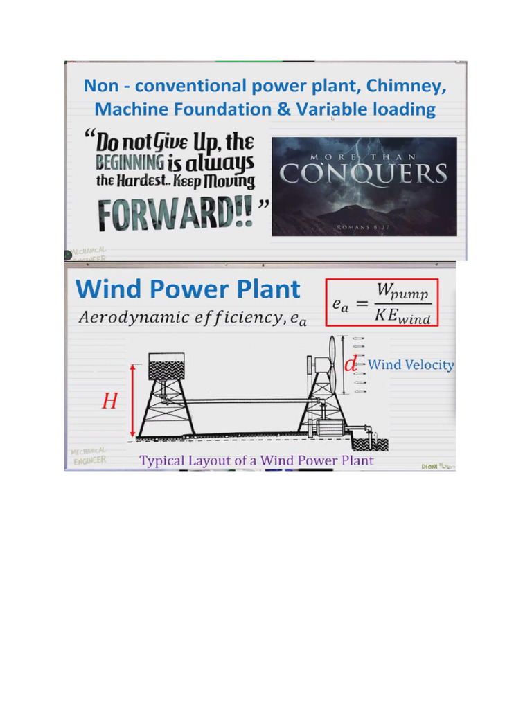 23 Non Conventional Powerplant Chinmey Machine Foundation and Variable Loading Concepts Formula ...