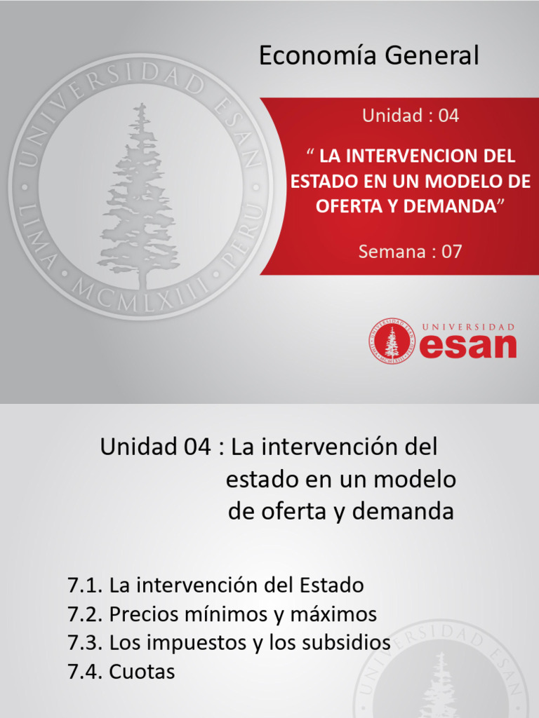07 Intervencion Del Estado Clase Virtual (2) | PDF