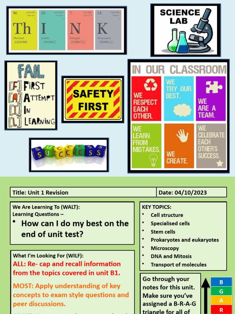 Biology (Topic 1) Powerpoint | PDF | Cell (Biology) | Chloroplast