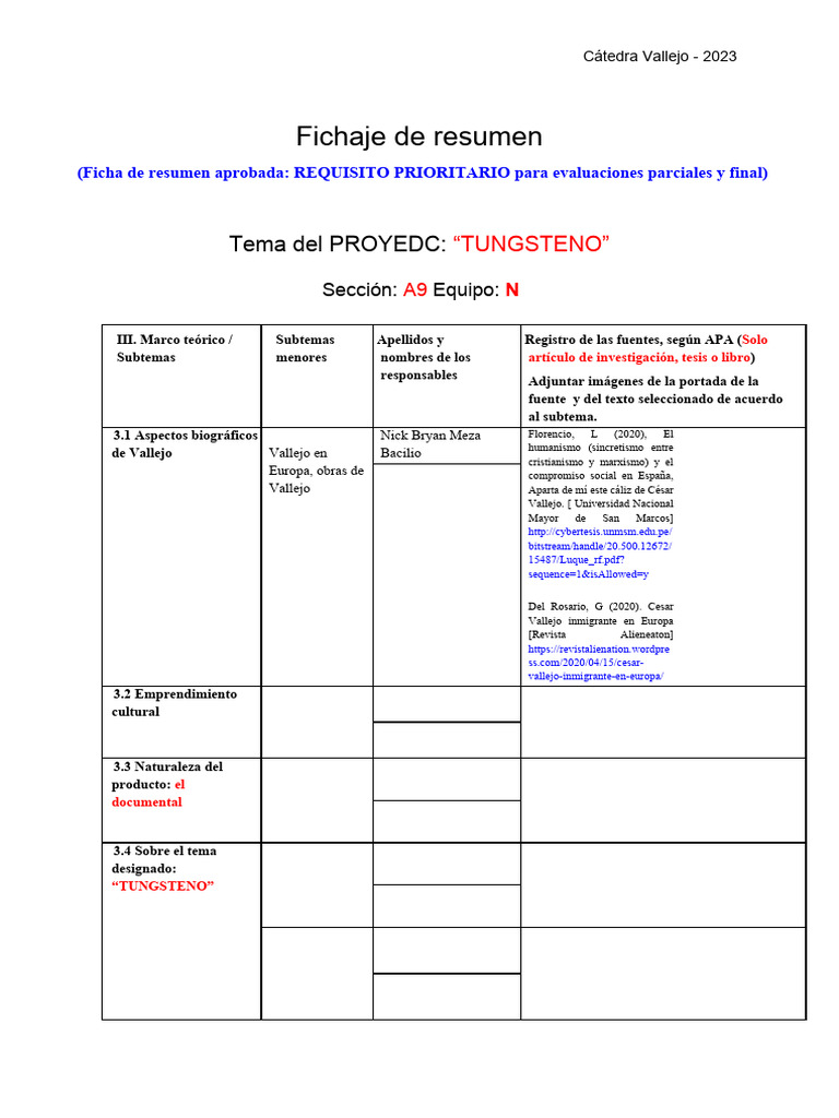 FICHA DE RESUMEN | PDF