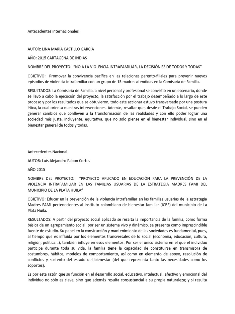 Antecedentes Nacionales Pdf