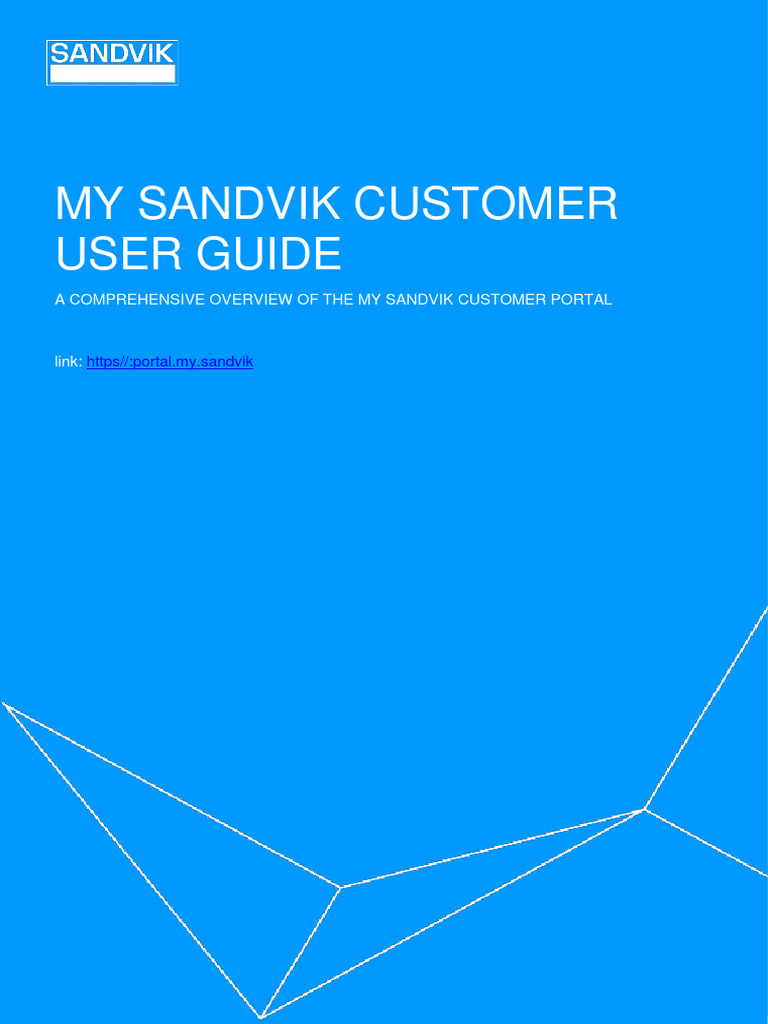 My Sandvik User Guide | PDF
