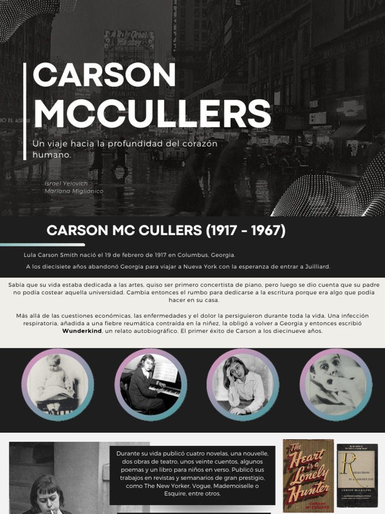 Cuentos y vida de Carson McCullers | PDF