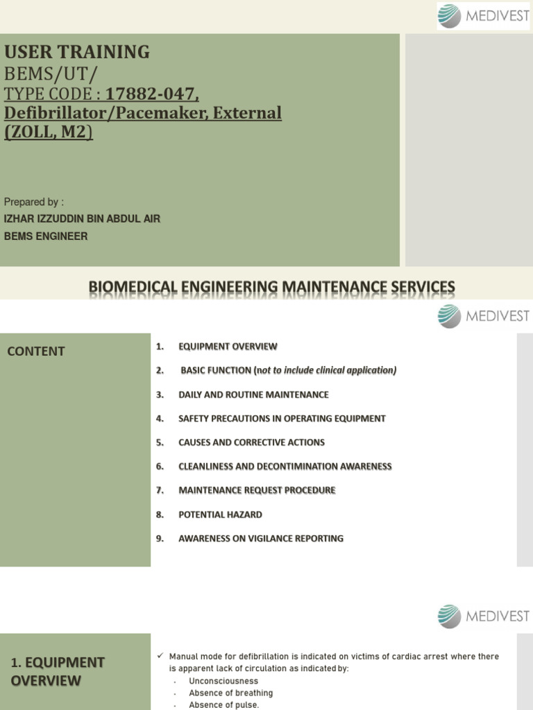 Defib Zoll M2 | PDF | Artificial Cardiac Pacemaker | Cardiopulmonary ...