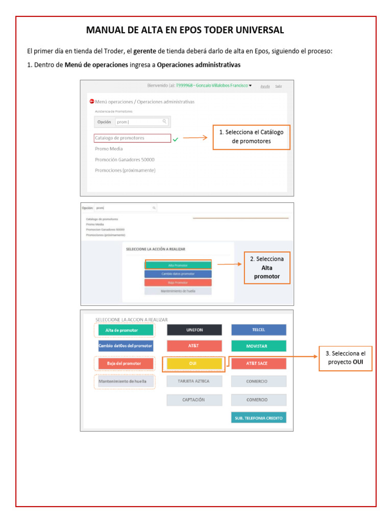 Manual Alta EPOS - TRODER UNIVERSAL | PDF