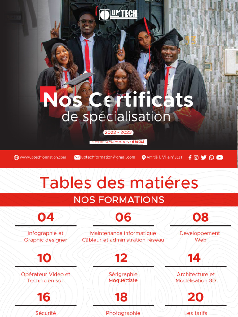 UPTECH Formation | PDF