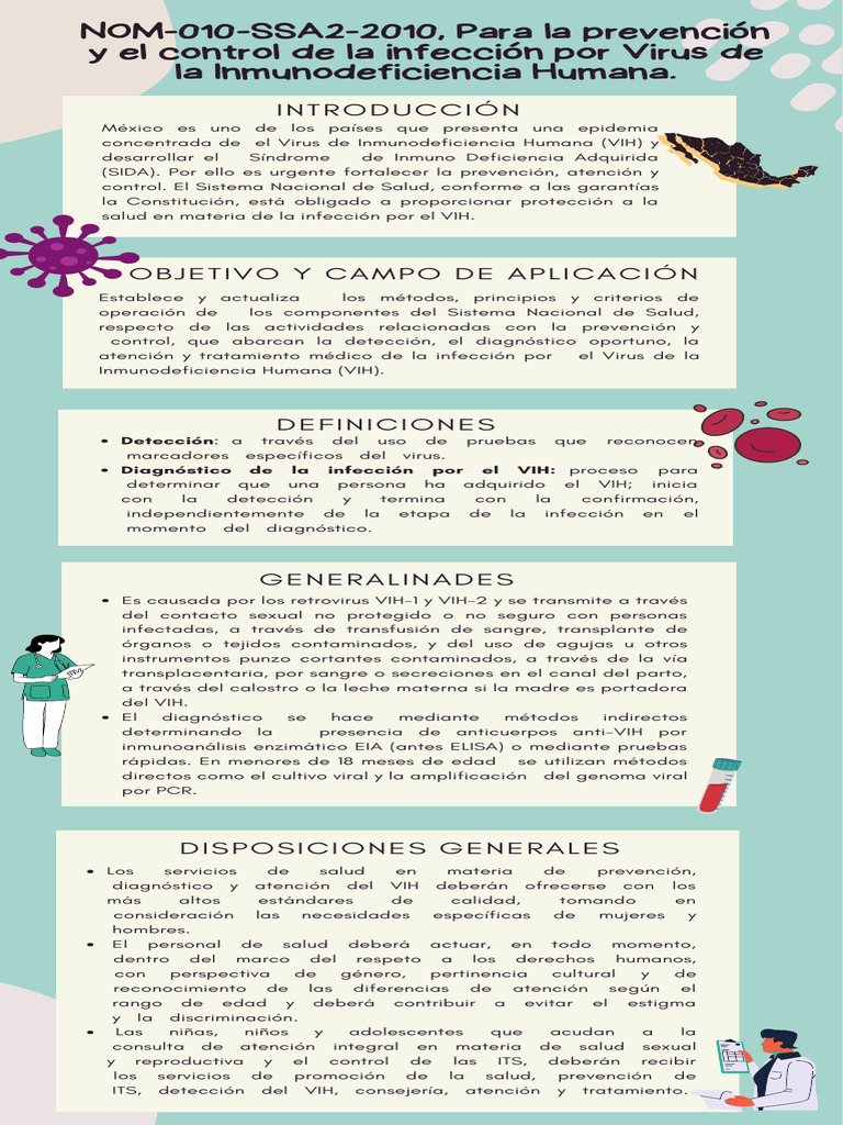 NOM-010-SSA2-2010, para La Prevención y El Control de La Infección Por ...