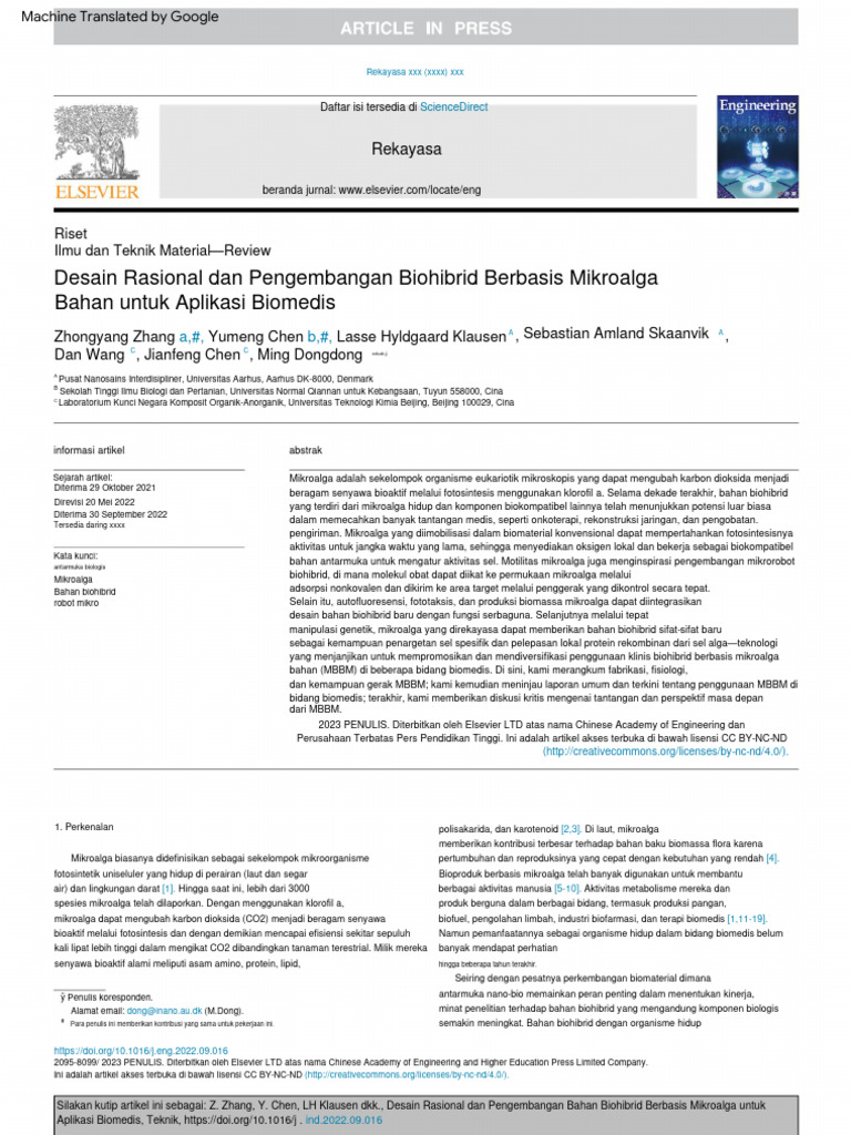 The Rasional Design Microalga | PDF