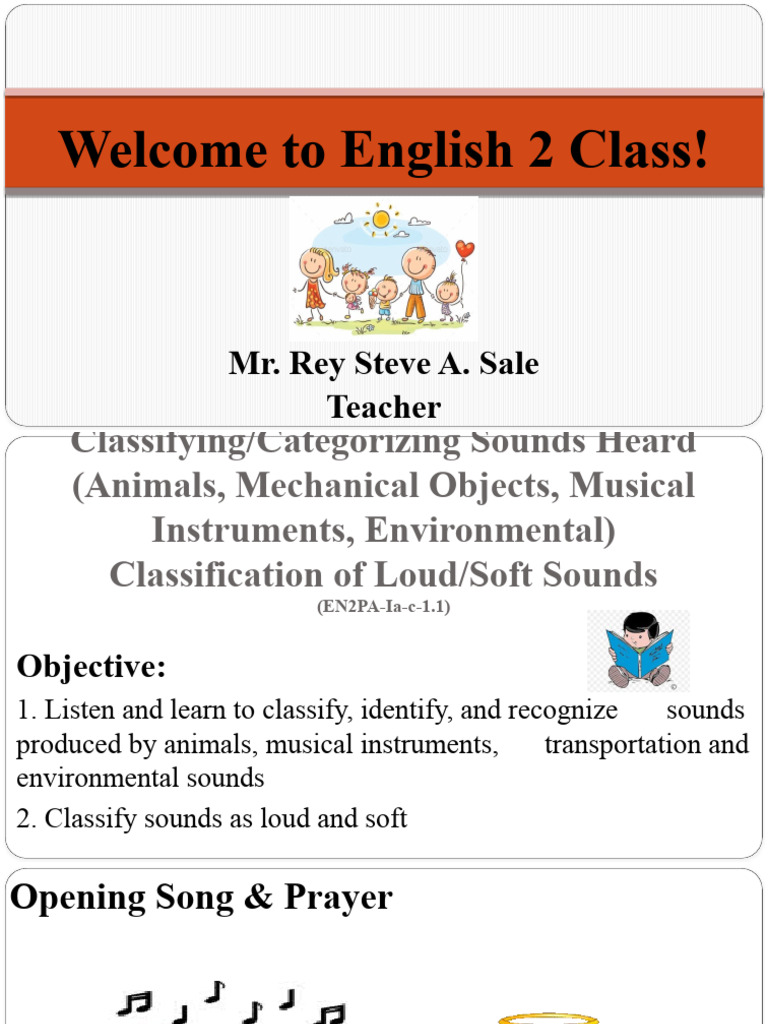English 2 Lesson 1 | PDF