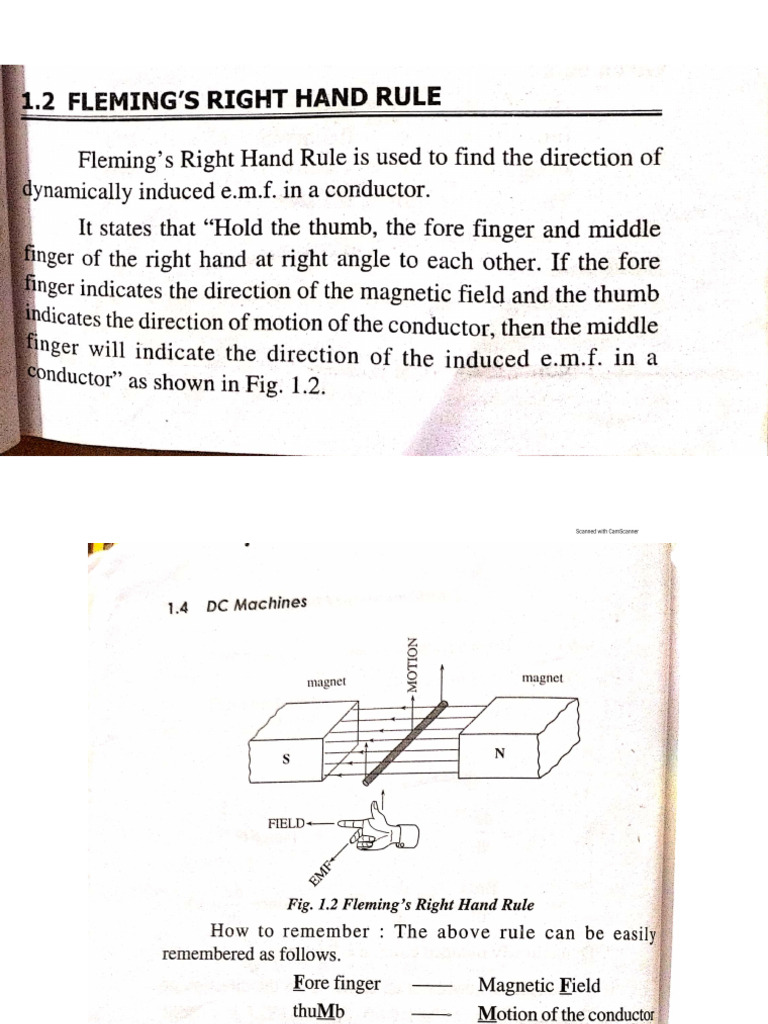 Construction and Working of Generator | PDF
