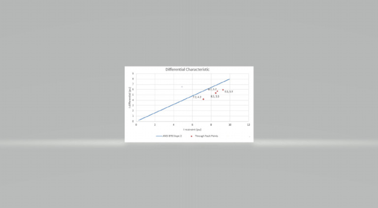 Diff Protection Curve - Restraint Vs Operating | PDF