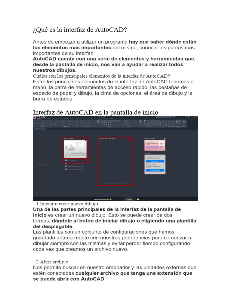 Partes de Interfas Del Auto Cad | PDF