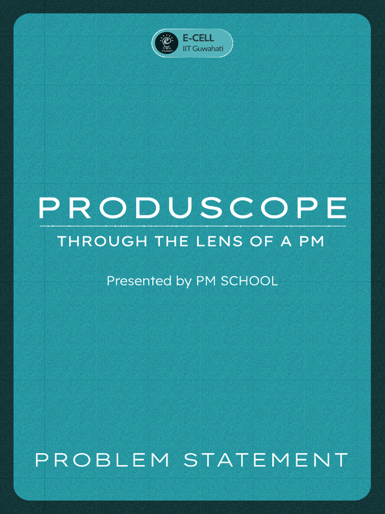 Produscope 2 IIT Guwhati | PDF