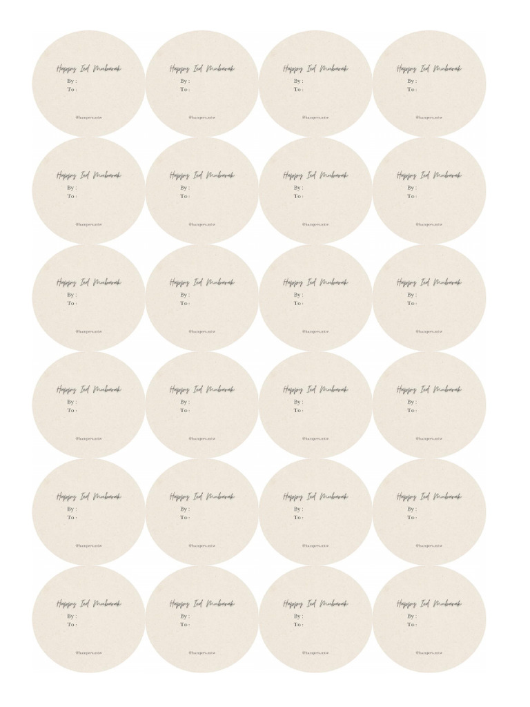 Han Tag Hampers | PDF