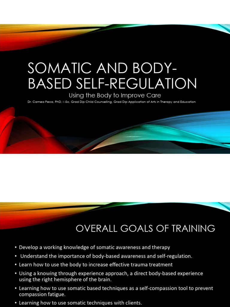 Body Based Self Regulation | PDF