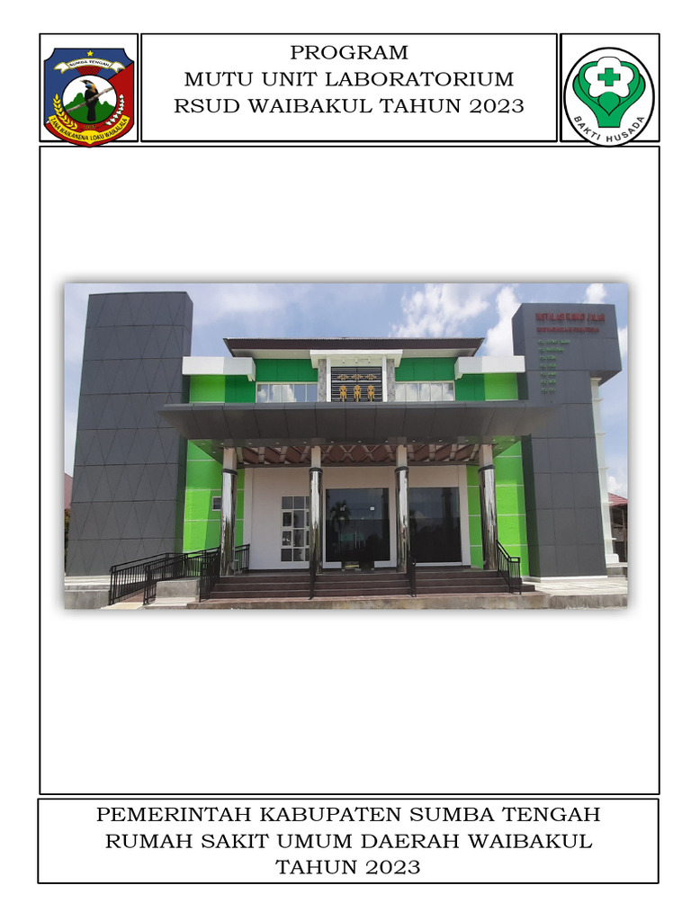 Program Mutu Laboratorium RSUD Waibakul | PDF