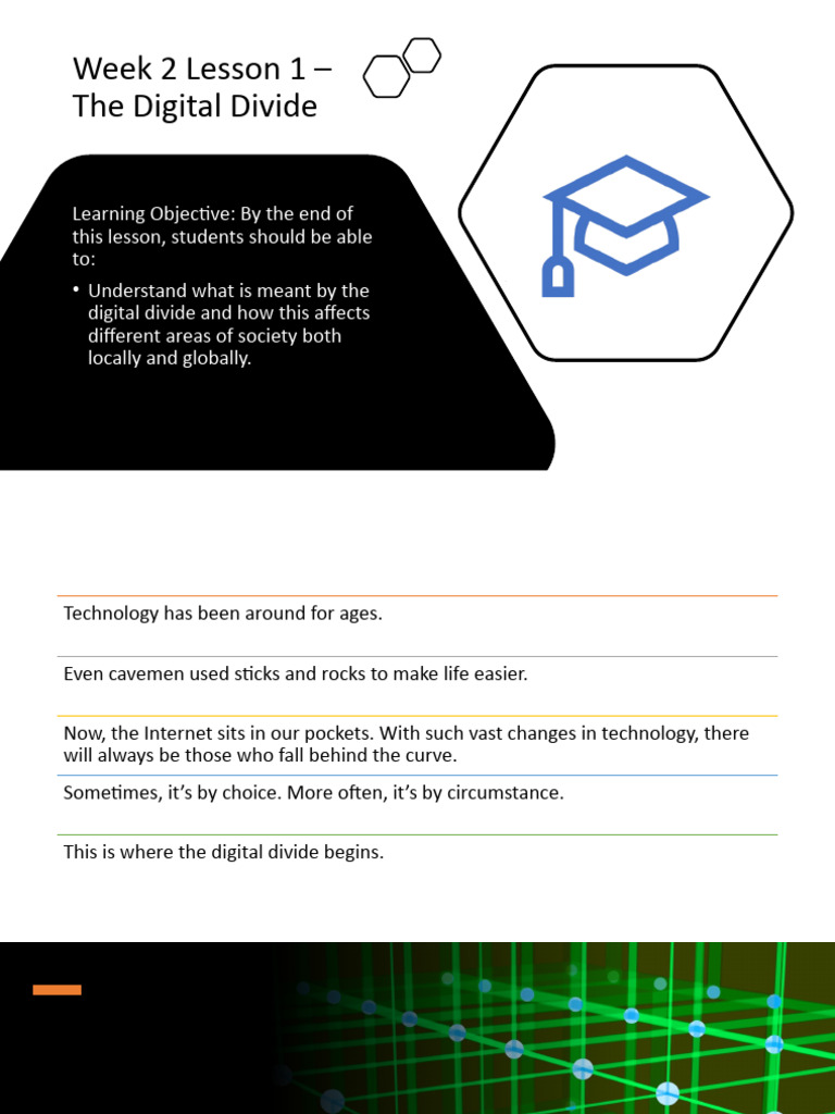 Week 2 Lesson 1 ICT Y8 - The Digital Divide | PDF | Internet
