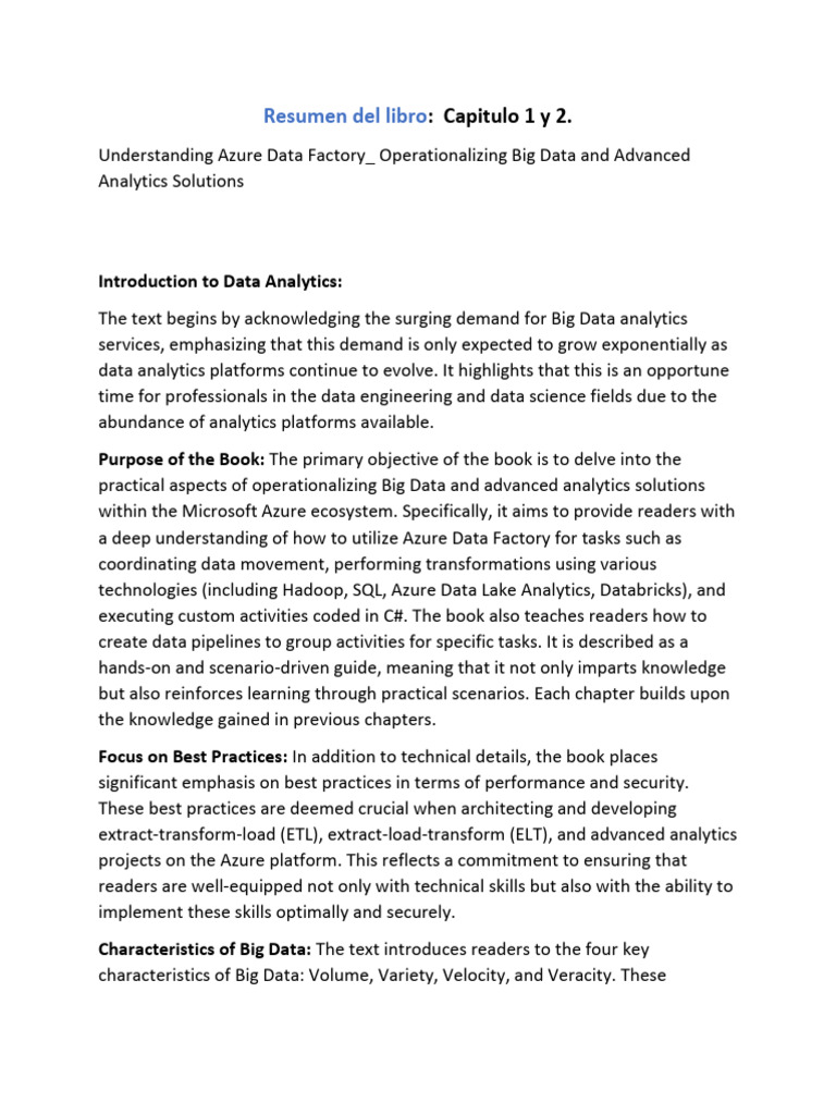 Electiva 1, Resumen Cap 1 y 2 | PDF