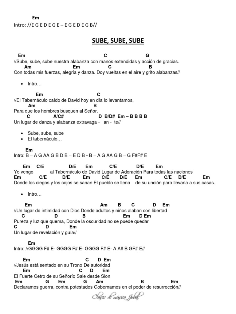 Sube Sube Sube en em (David) | PDF