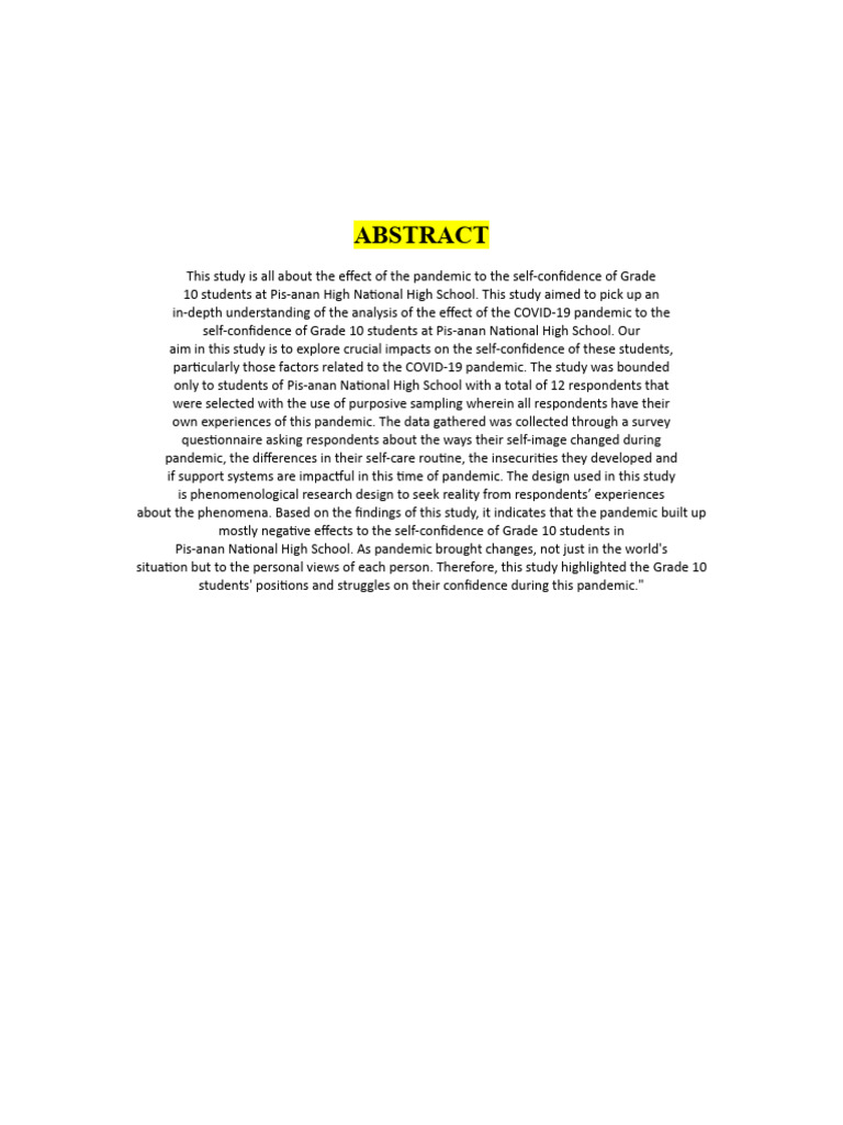 Research Paper Grade 10 | PDF