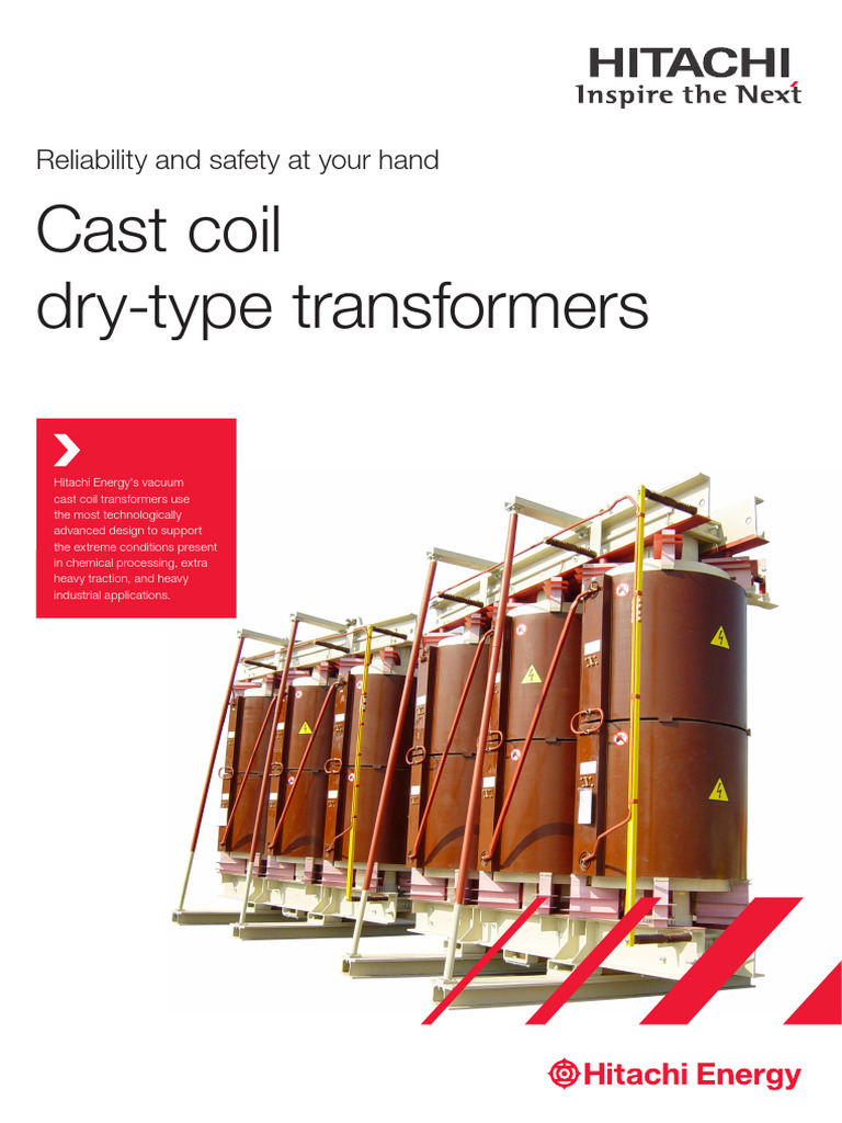Cast-Coil Dry-Type Transformers - Brochure A4 - v.1.0 | PDF | Transformer | Insulator (Electricity)