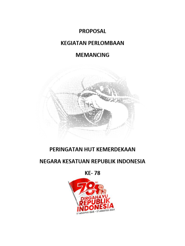 Proposal Lomba Mancing 2023 | PDF