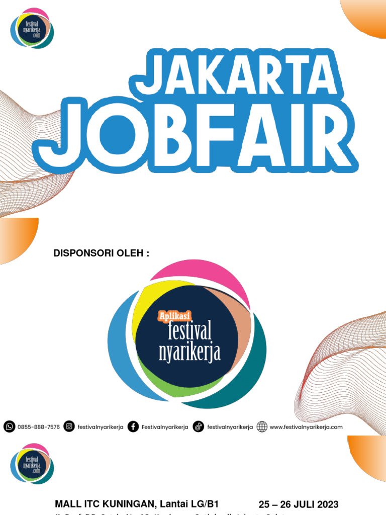 Proposal Jakarta Jobfair 2023 PR 2 | PDF