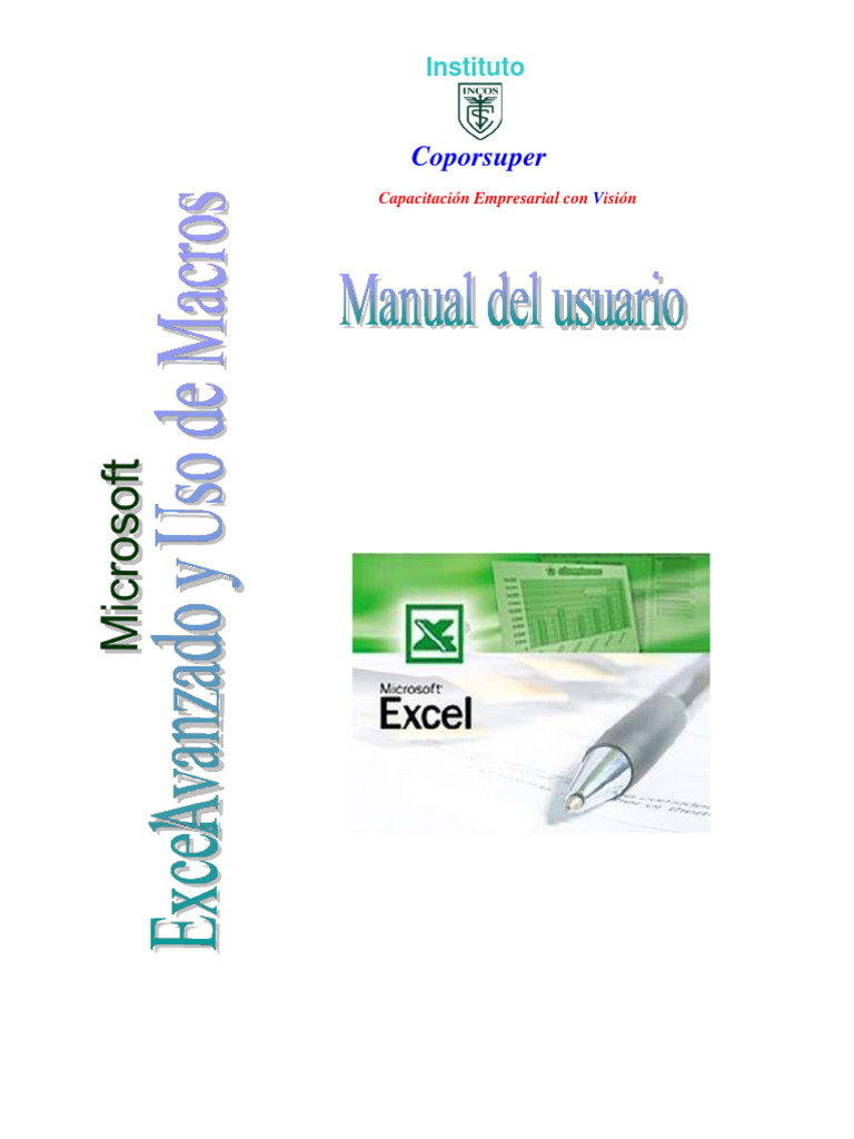 Manual de Excel Avanzado | PDF | Matriz (Matemáticas) | Microsoft Excel