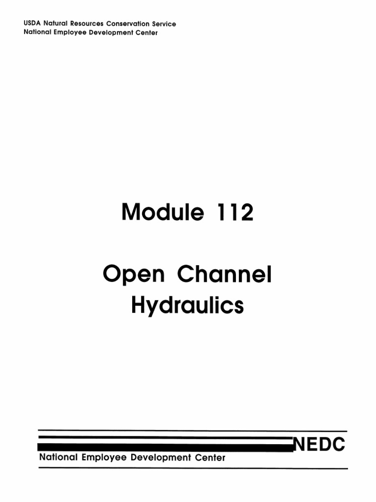 Open Channel Hydraulics | PDF