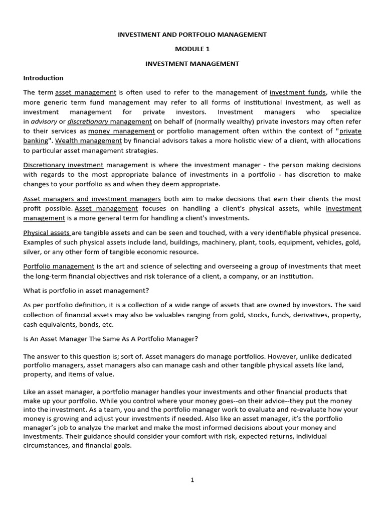 Module 1 Students | PDF