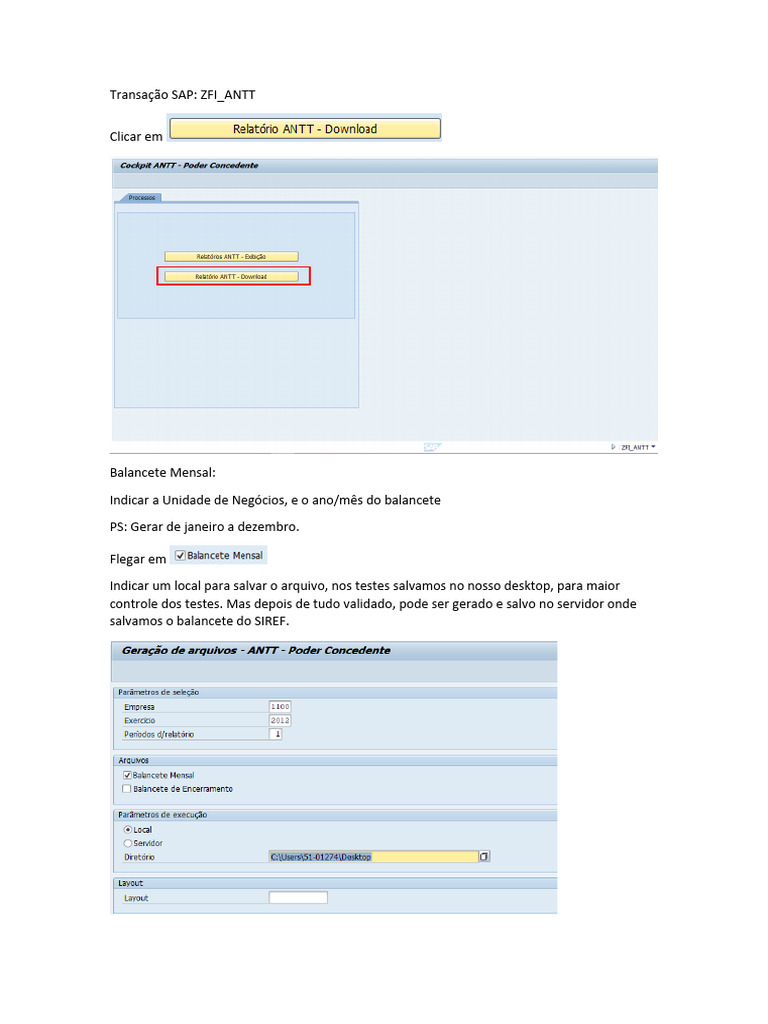 Manual Sap Siref | PDF