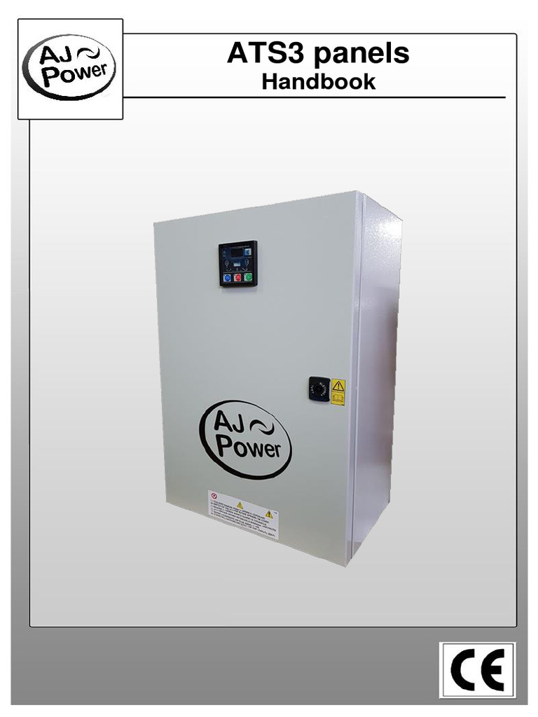 AJ Power ATS Panels Handbook | PDF | Mains Electricity | Relay