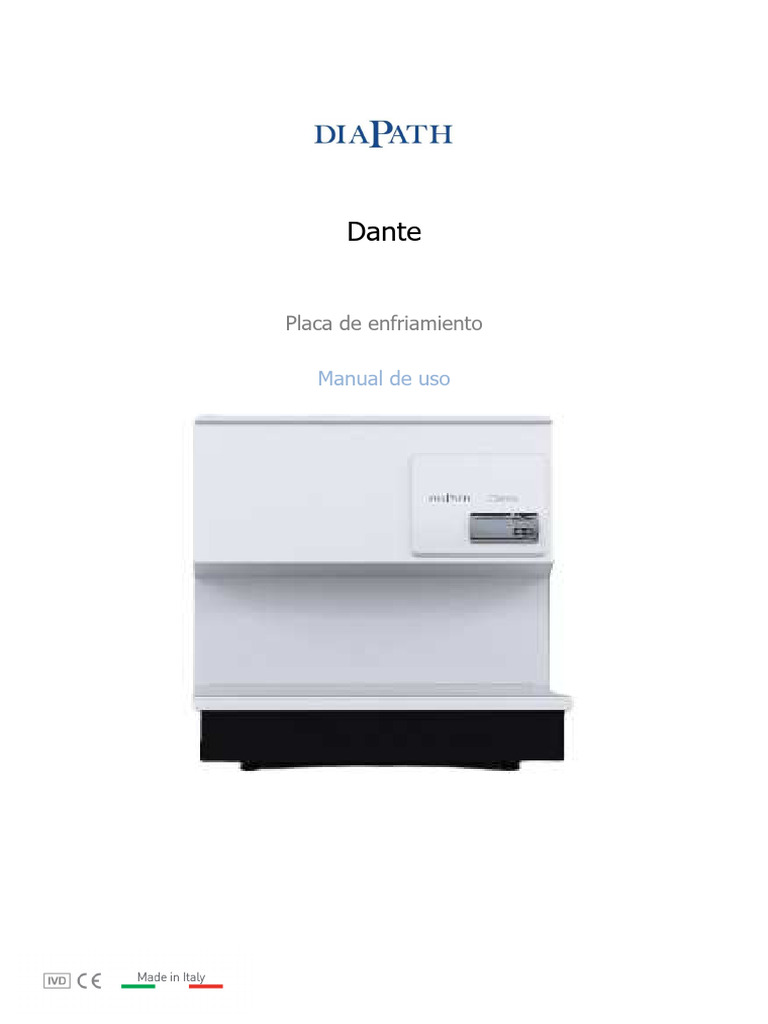 Manual Placa Fria Dante Diapath | PDF