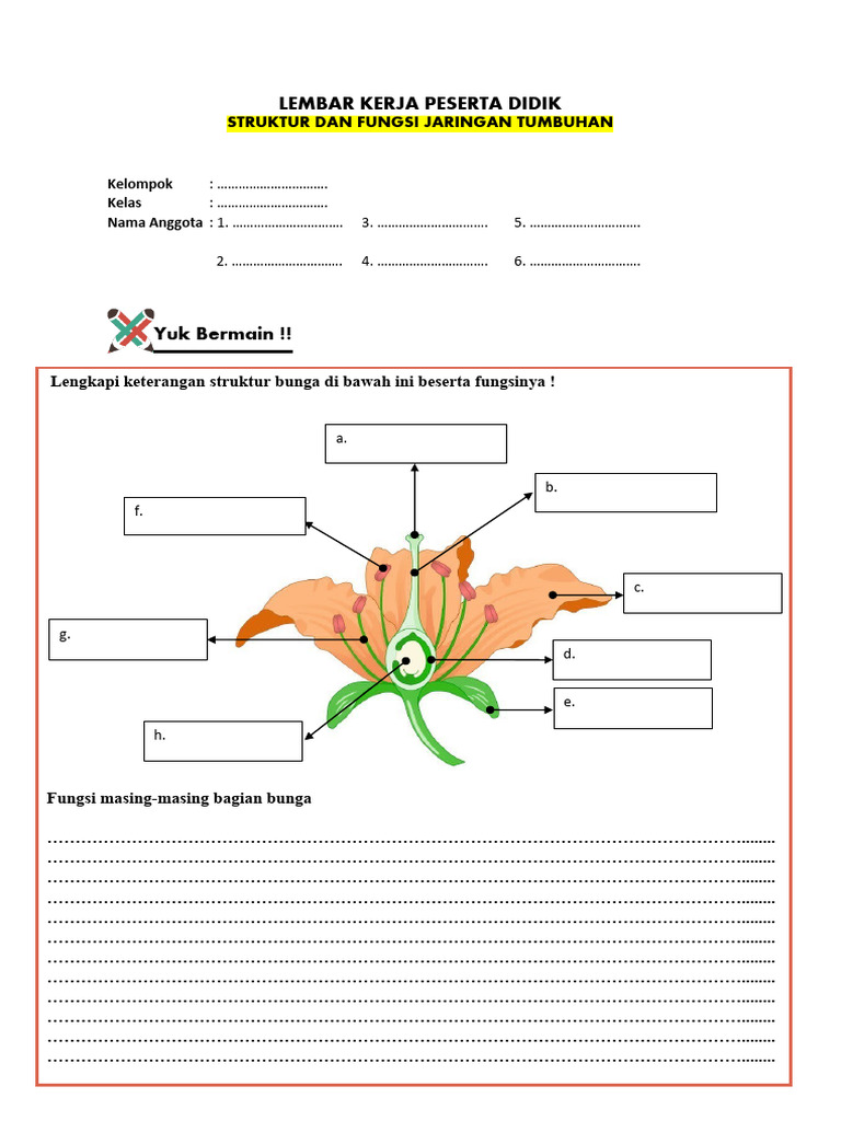 LKPD Bunga | PDF