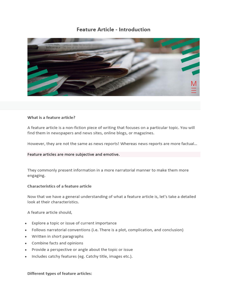 Feature Article | PDF | Career & Growth | Social Science