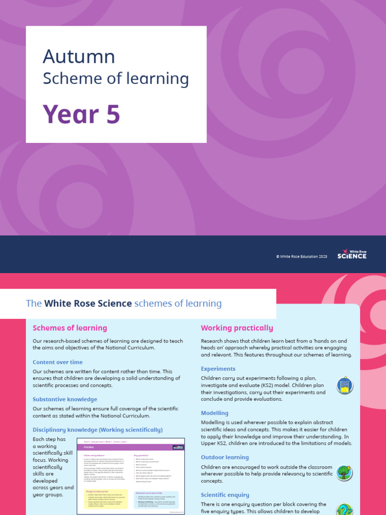 Grade 5 Physics-Forces Scheme of Learning | PDF
