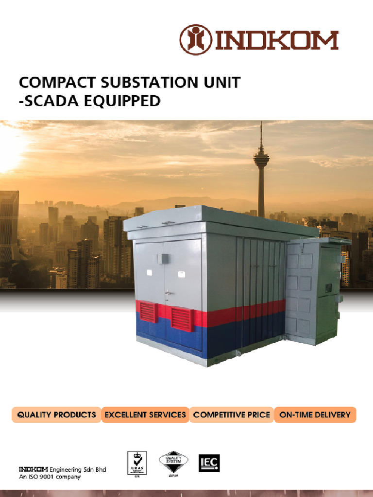 Indkom Compact Substation Unit-scada Equipped | PDF
