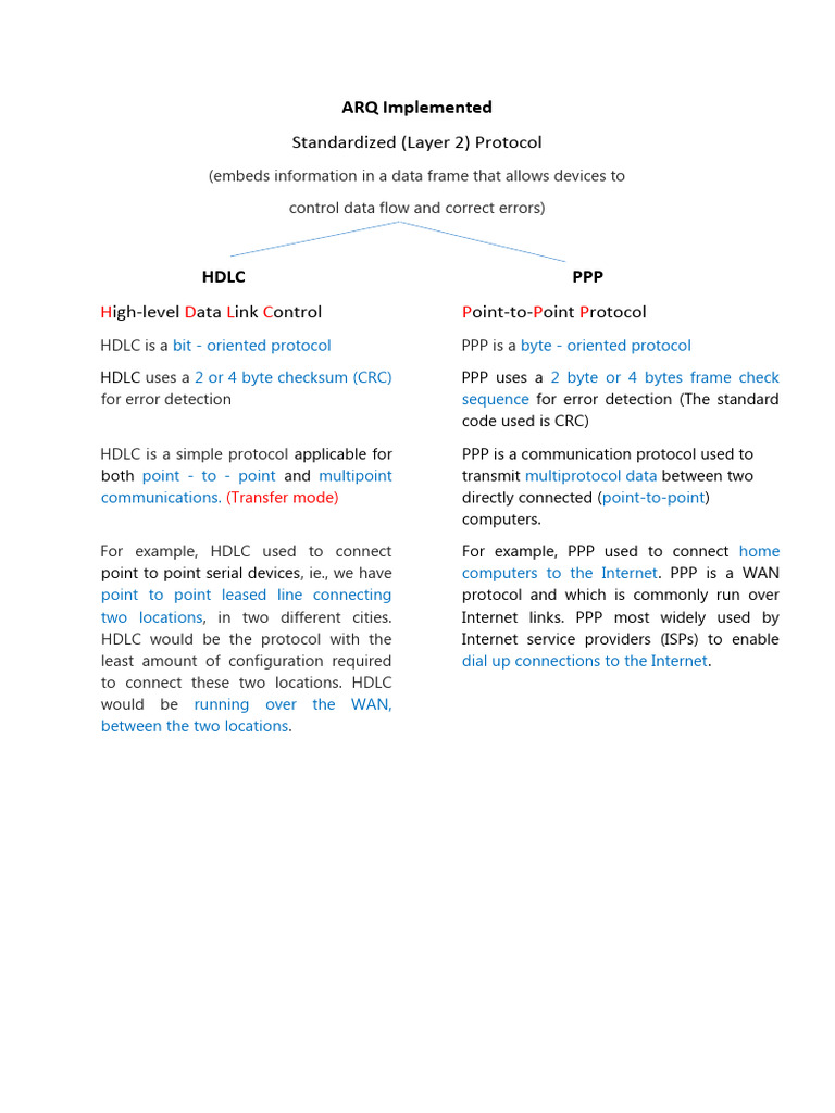 DLL - HDLC & PPP | PDF | Wide Area Network | Information And Communications Technology