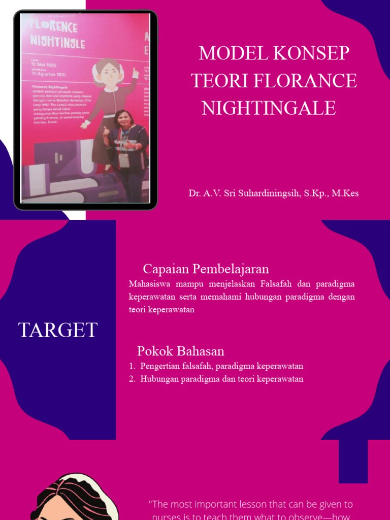 Model Konsep Teori Florance Nightingale | PDF