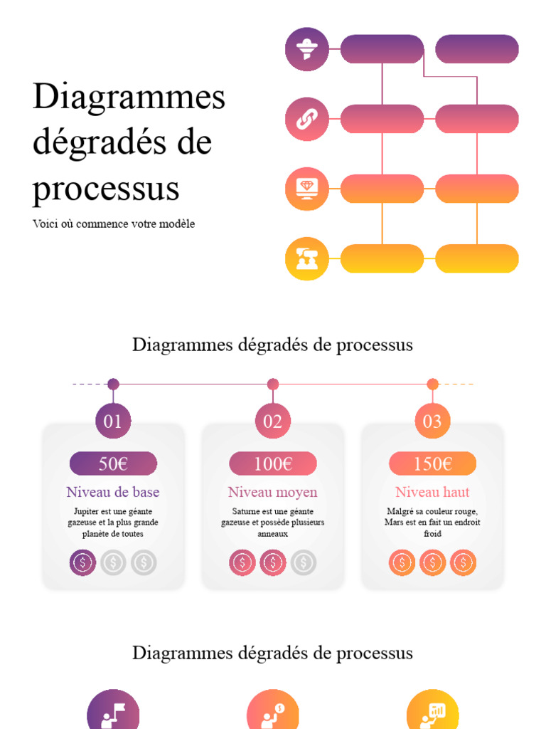 Gradient Process Diagram by Slidesgo | PDF | Planètes | Jupiter