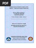 MODUL AJAR Gambar Teknik Manufaktur | PDF