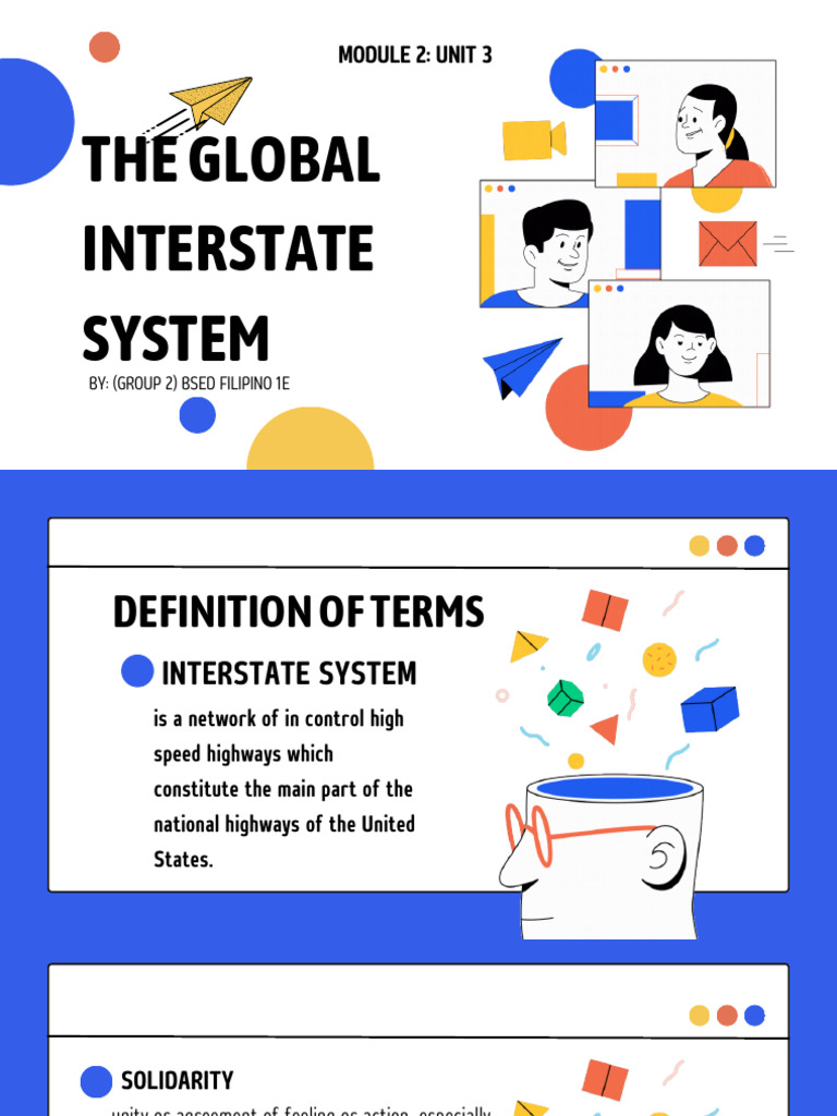 Module 2 Unit 3 Global Interstate System | PDF